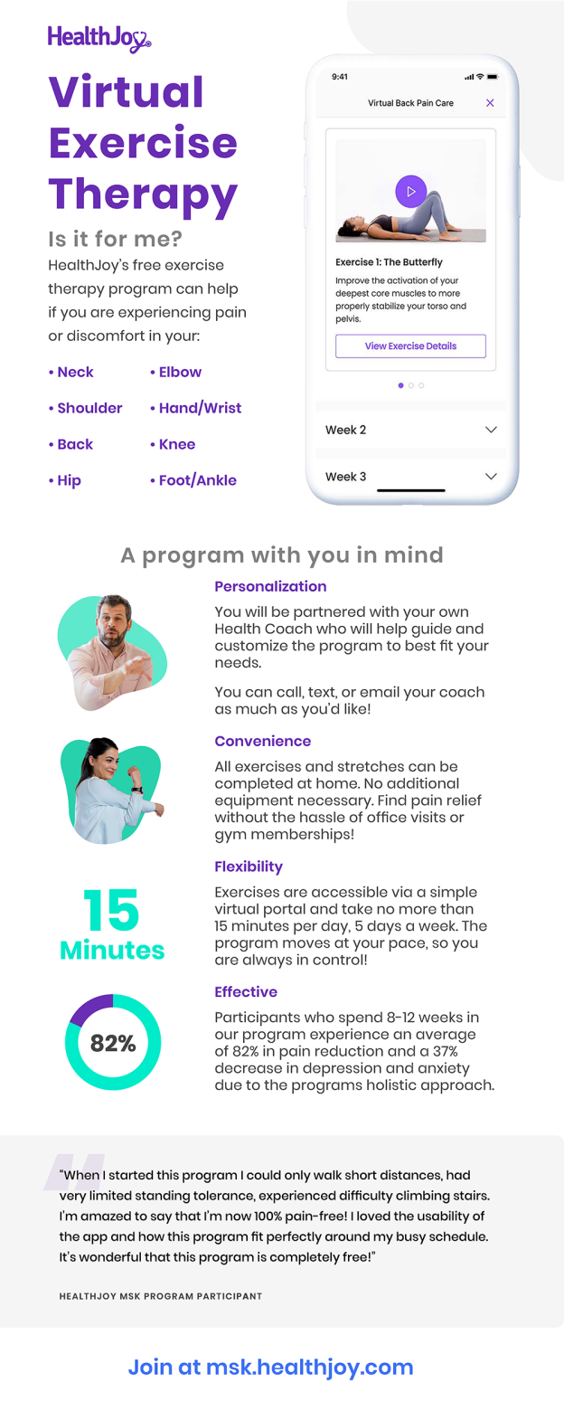Free Virtual Exercise Therapy: Your Solution to Chronic Pain – CMA ...